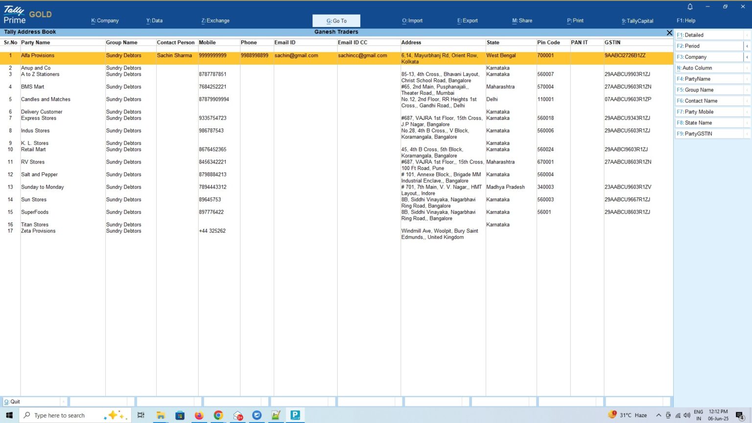 TDL for Address Book in Tally - TDLStore.in