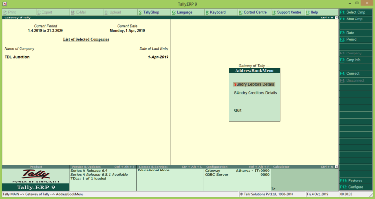 TDL for Address Book in Tally | TDL Store