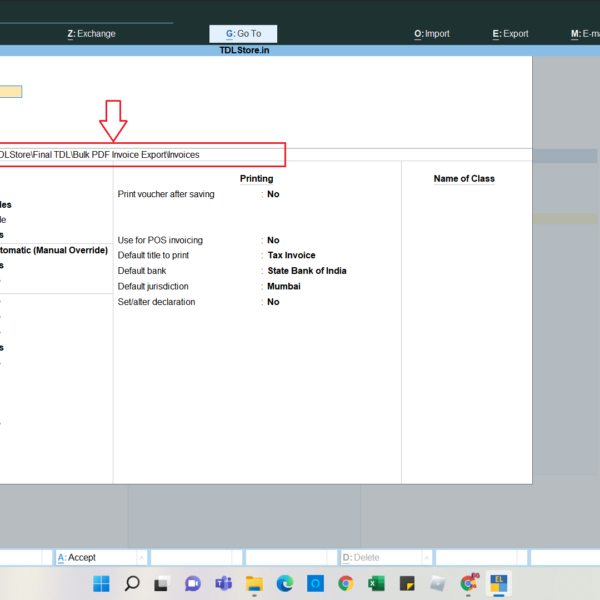 Ready to Use TDL add-on Tally Invoice Customization - TDLStore.in