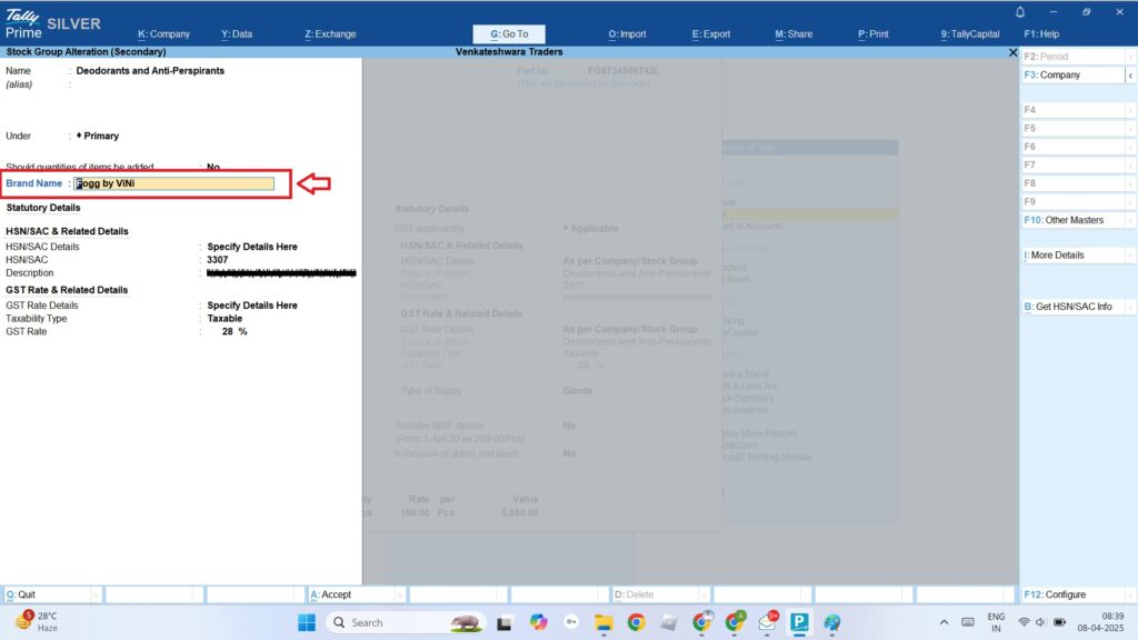 TDL for Barcode Label Printing in TallyPrime | Download Free Trial