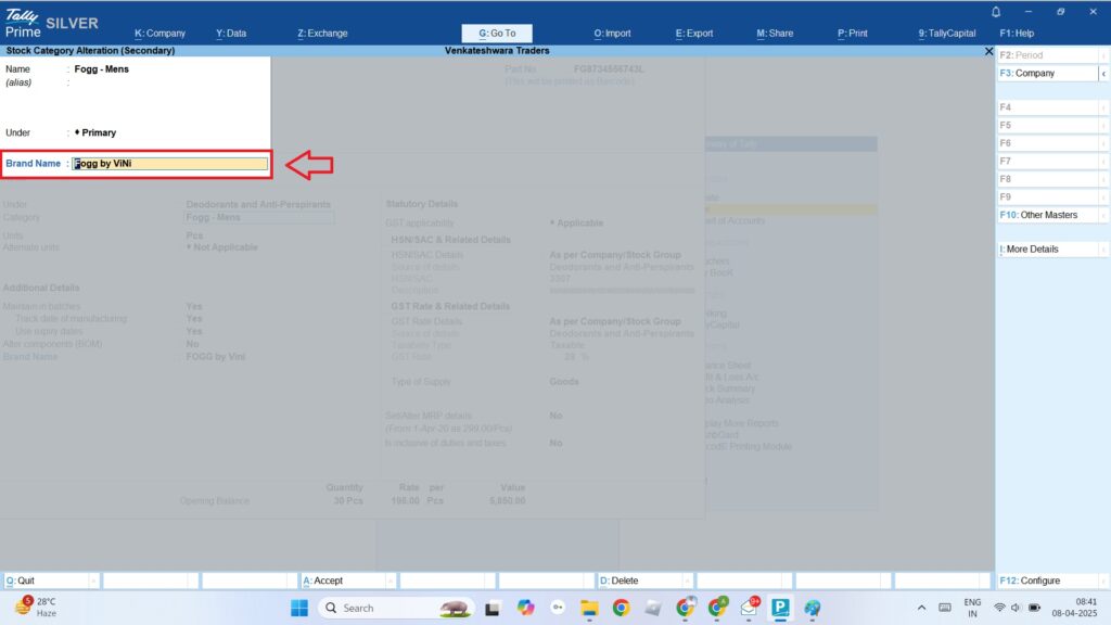 TDL for Barcode Label Printing in TallyPrime | Download Free Trial